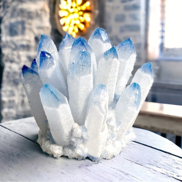 Healing Stones And Crystals | Accents | Blue Phantom Quartz Crystal ...